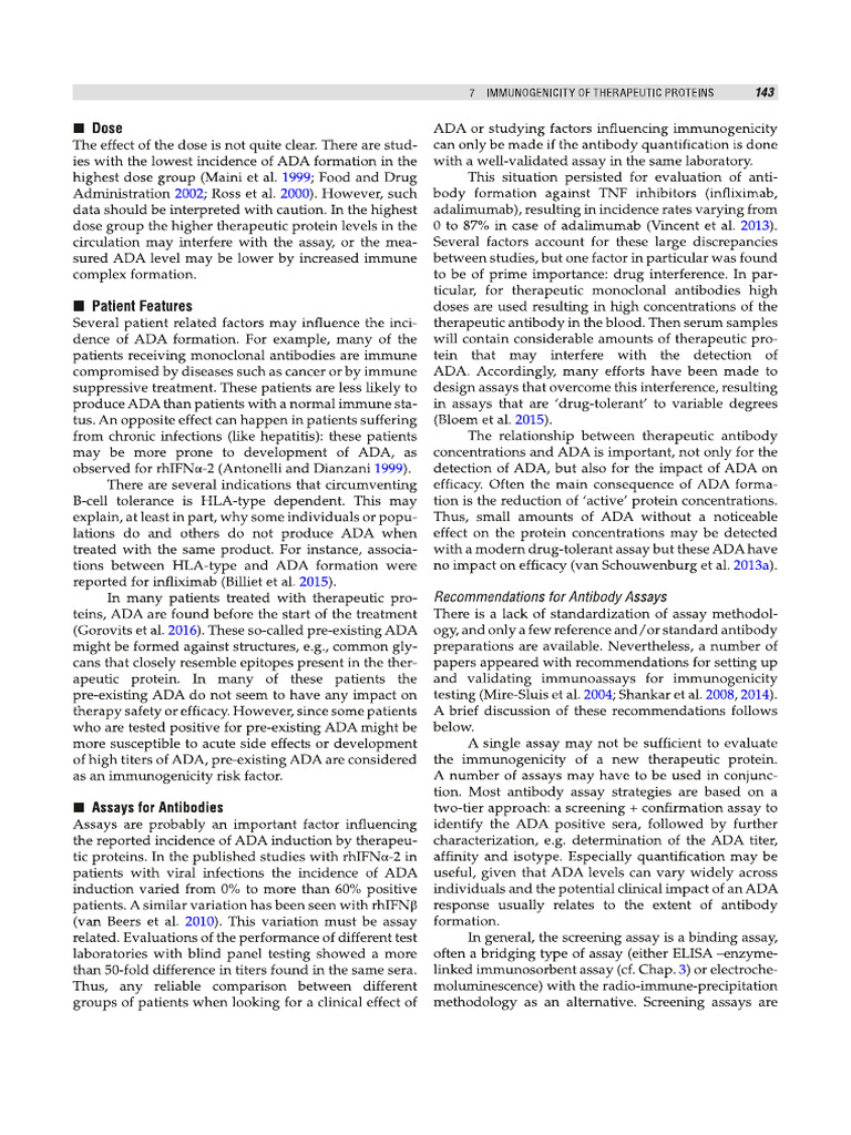 G4 - Immunogenicity of Therapeutic Proteins Compressed Compressed-5-12-Compactado | PDF