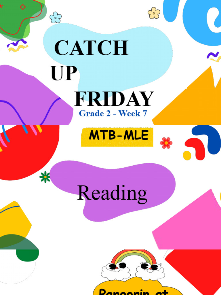 q3 Week7 Catch Up | PDF