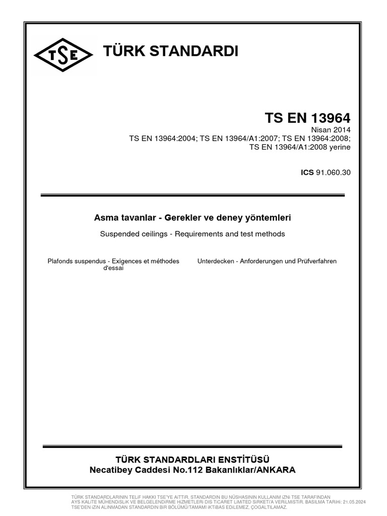 TS en 13964 | PDF