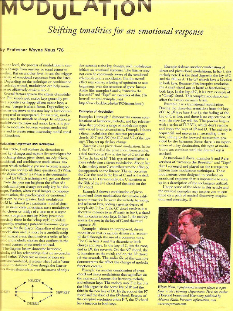 Berklee Modulation | PDF