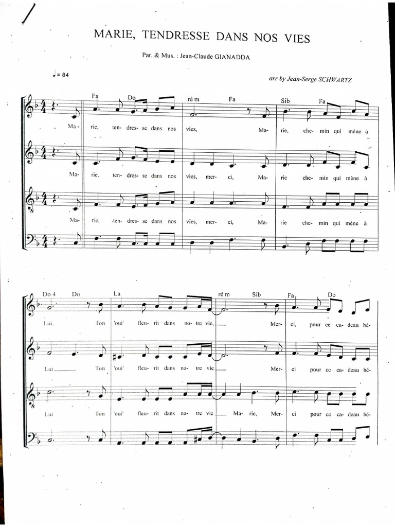 MARIE,TENDRESSE DANS NOS VIES | PDF