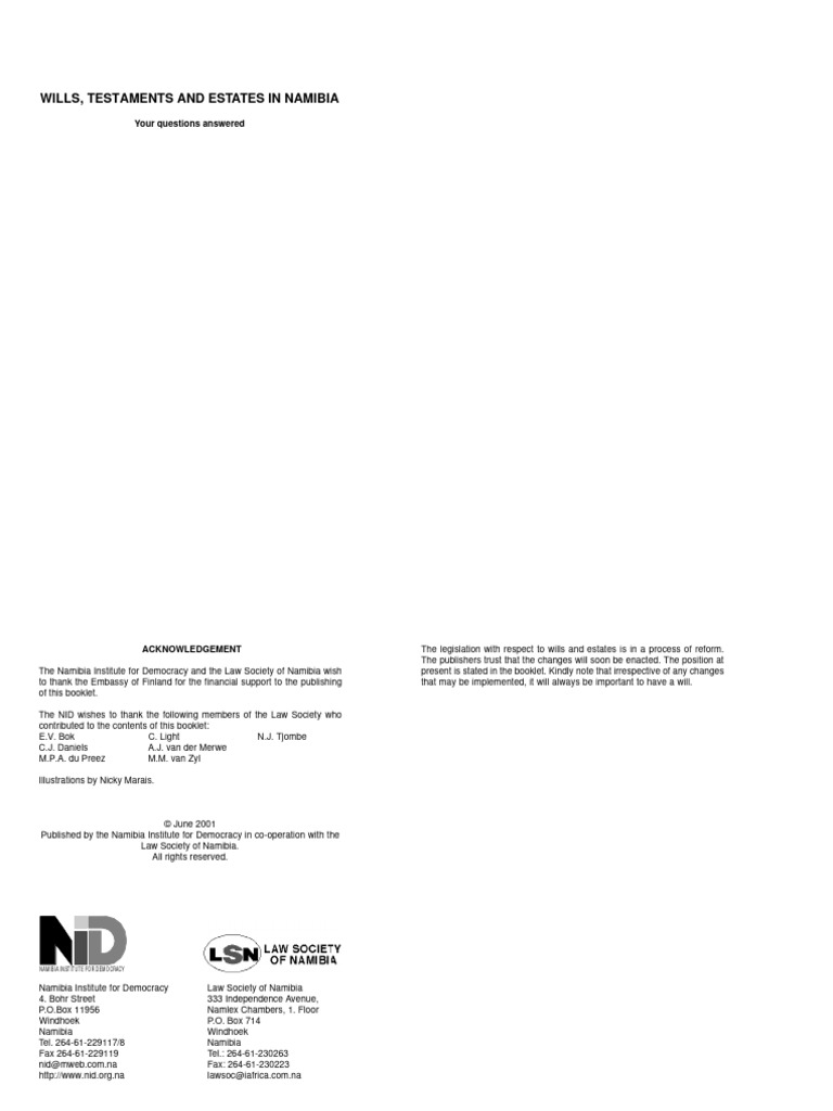 Wills Testaments and Estates | Download Free PDF | Will And Testament ...