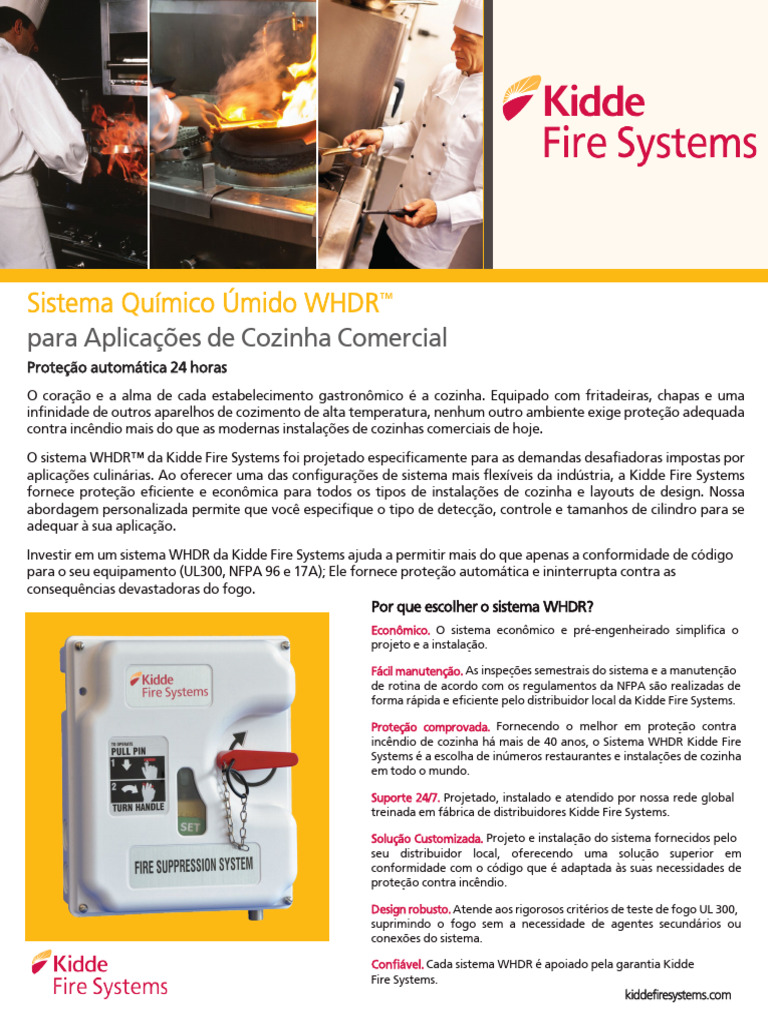 SS - K-202 - Kidde - WHDR - System - Sell - Sheet - Port | PDF | Incêndios