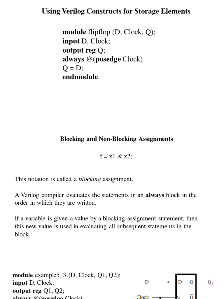 Verilog Seq | Download Free PDF | Computing | Electronic Engineering