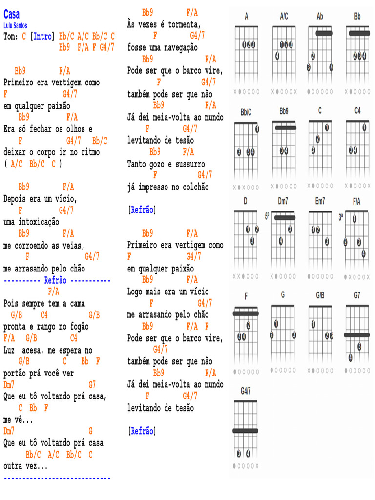 Lulu Santos - Casa - Formatado | PDF