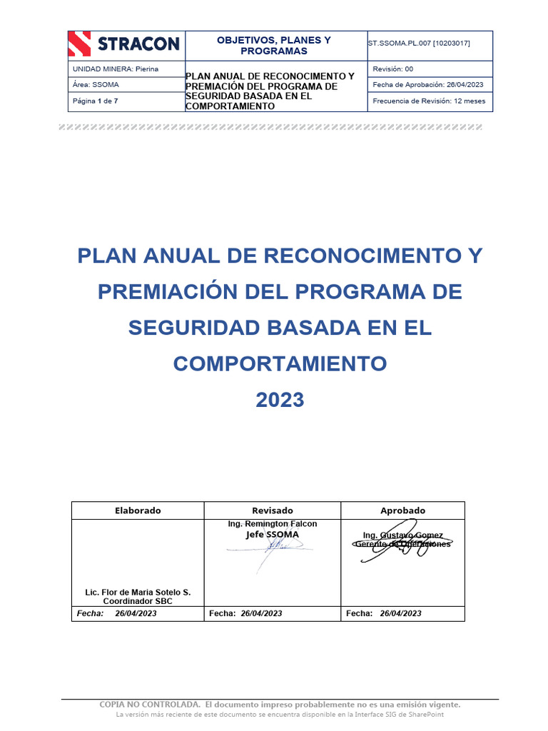 ST - Ssoma.pl.007 (10203017) Plan de Reconocimiento y Premiacion SBC ...