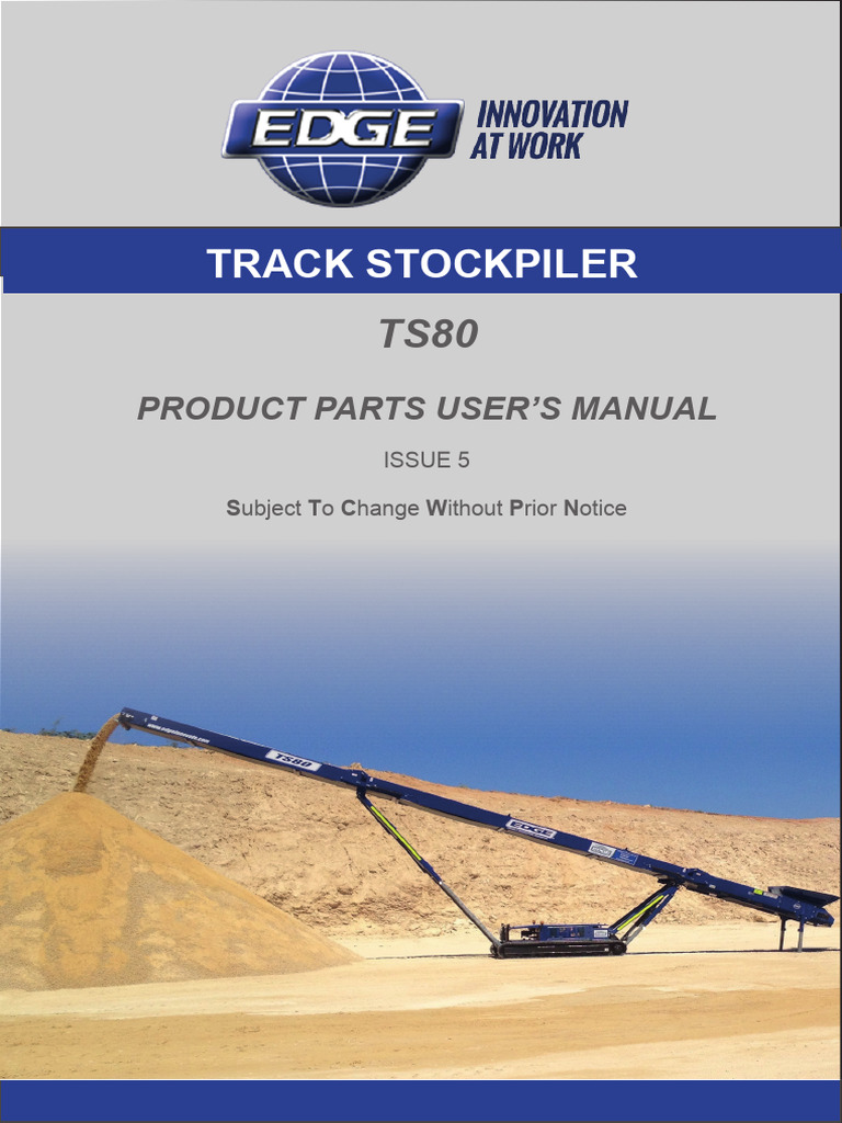 Edge TS80 Parts Rev07 35-01-0005 | PDF | Mechanical Engineering