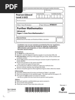 Shadow Paper Edexcel Maths | PDF | Mathematical Objects | Mathematical ...
