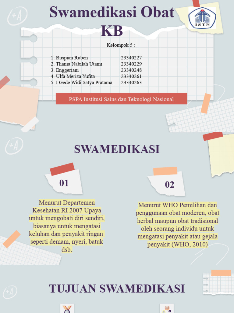 Kelompok 5 Swamedikasi Obat KB | PDF | Pengembangan Diri