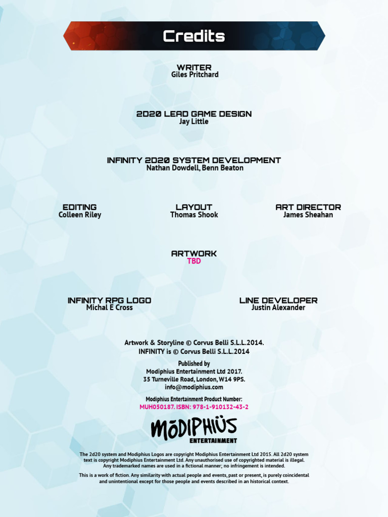 Infinity CB Characters v1 (KS Preview) | PDF