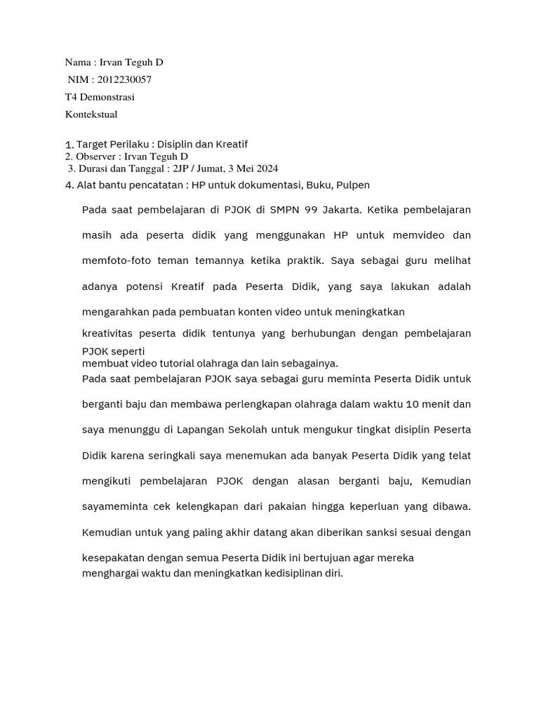 02.01.3-T4-5 Demonstrasi Kontekstual PDF | PDF