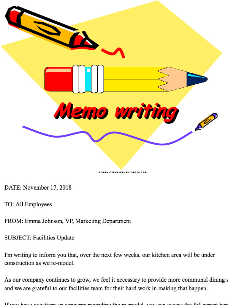 Memo Writing | PDF | Memorandum | Information