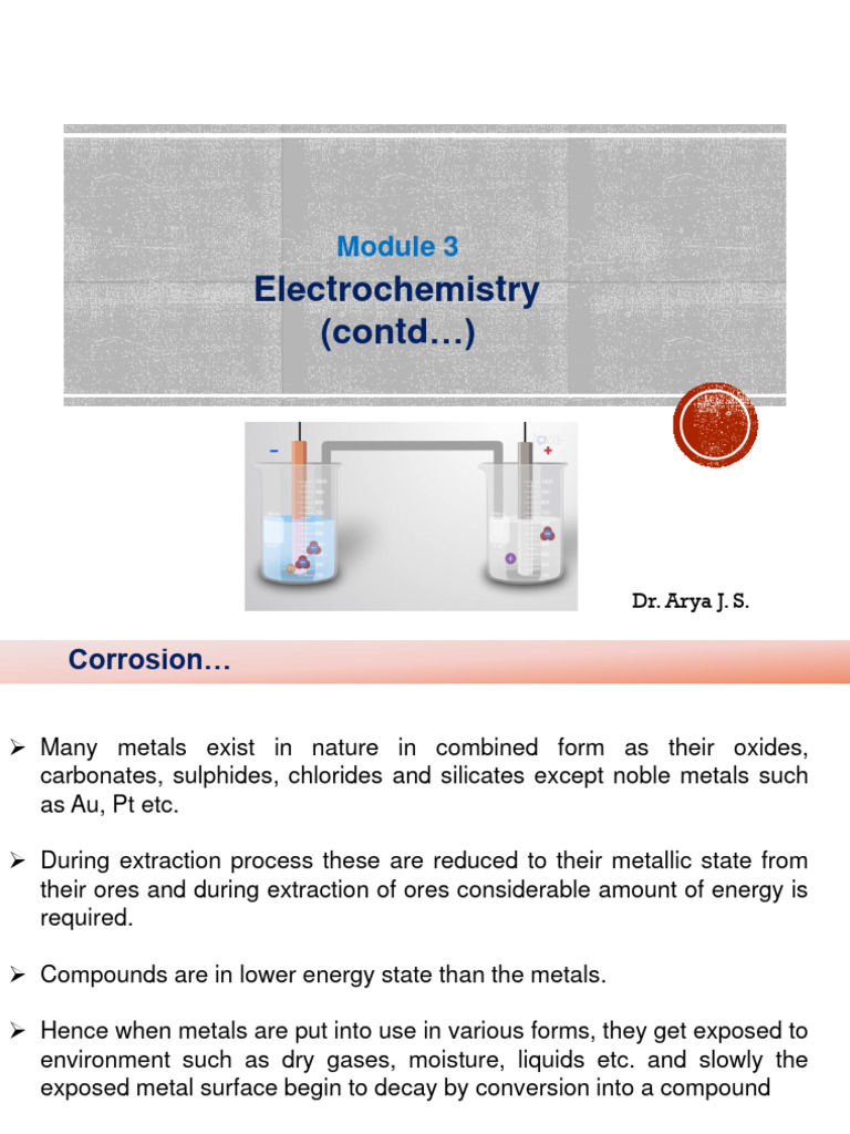 Module 4 - Mol - Electronics | PDF | Oled | Corrosion