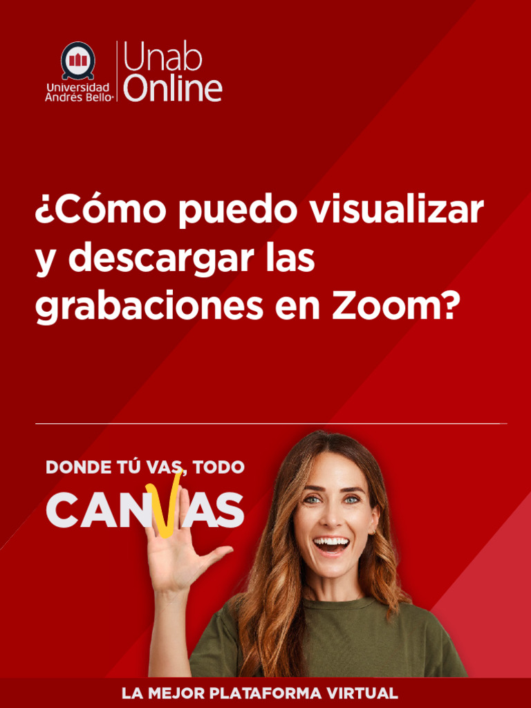 Cómo visualizar y descargar grabaciones Zoom | PDF | Software | Informática