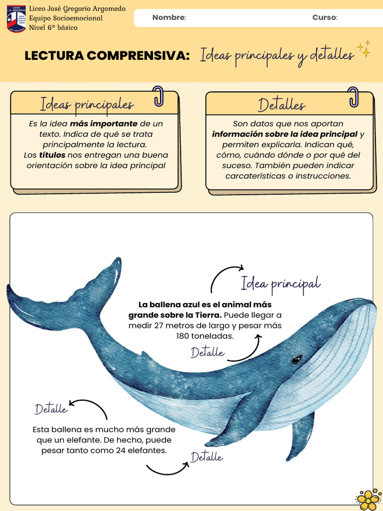 Comprensión de Lectura: Ballenas y Ajolotes | PDF | Zoología