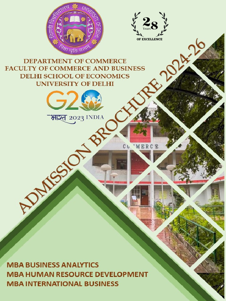 Admission Brochure 2024-26 | PDF | Analytics | University And College Admission