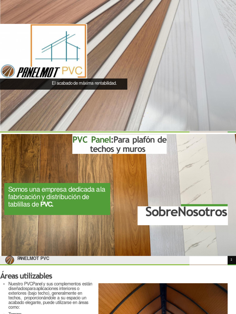 Tablillas de PVC para Acabados Elegantes | PDF | Hogar, jardinería y ...