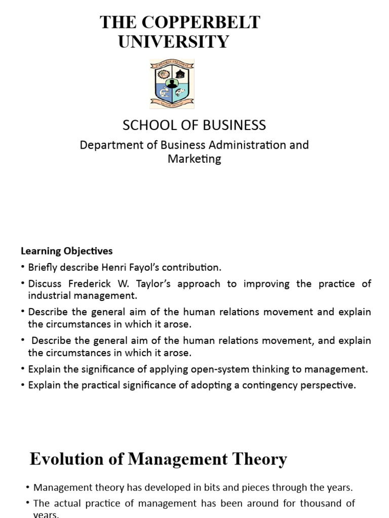 150 Evolution of Management | PDF | System | Bureaucracy