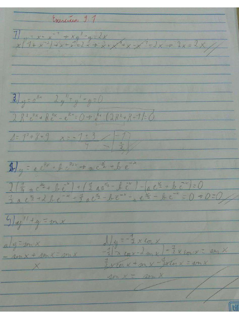 Lista 1 EDO PUC Minas - Poços de Caldas | PDF