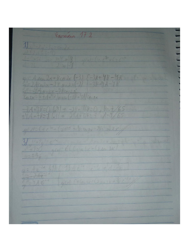 Lista 5 EDO PUC Minas - Poços de Caldas | PDF