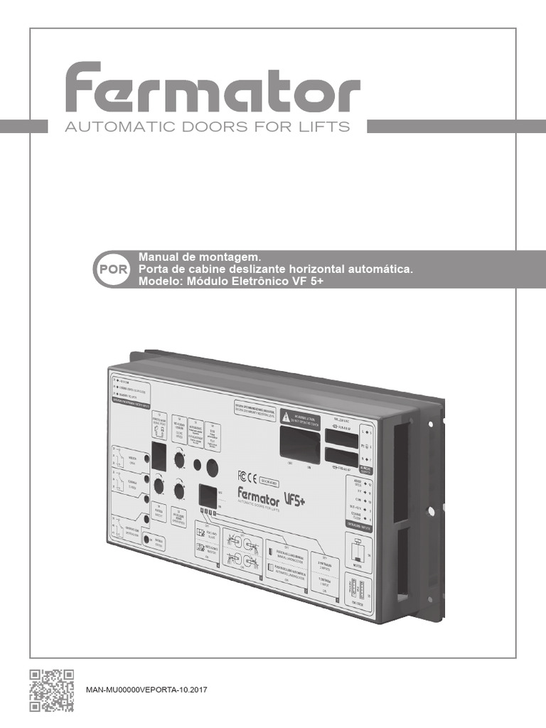 5 - Manual VF5+ OPERADOR FERMATOR | PDF | Relé | Fonte de energia