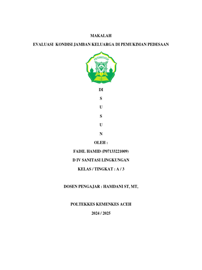Tugas Pak Ham Fadil Hamid | PDF | Sains & Matematika