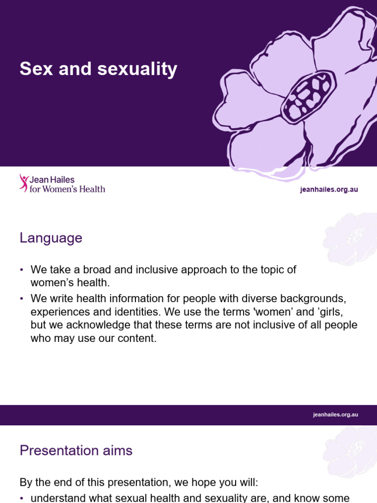 Sex-and-sexuality-presentation-TGD | PDF | Intimate Relationships | Libido