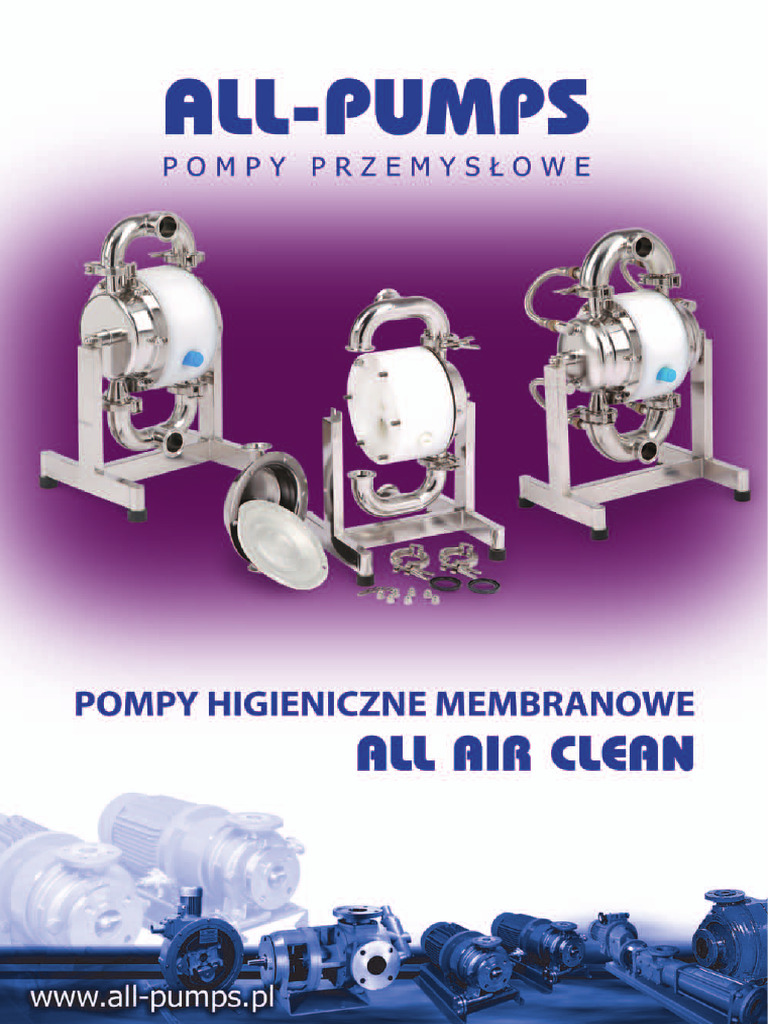 Broszura - Pompy Membranowe Higieniczne ALL CLEAN | PDF