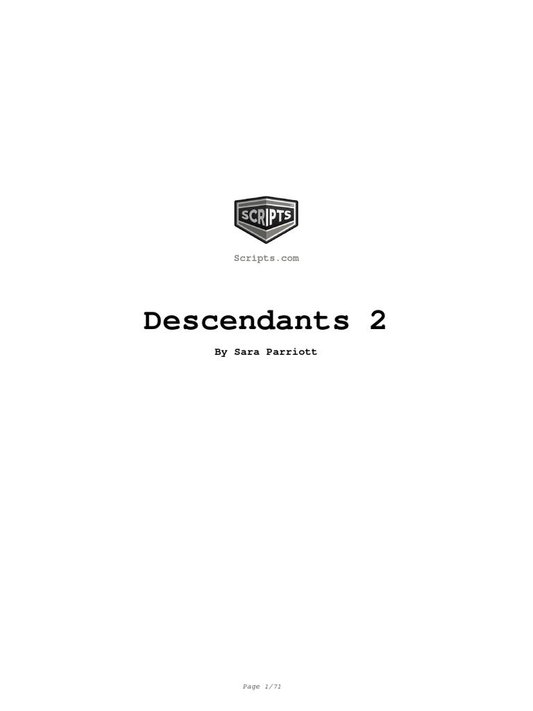 Descendants 2 2017 | PDF