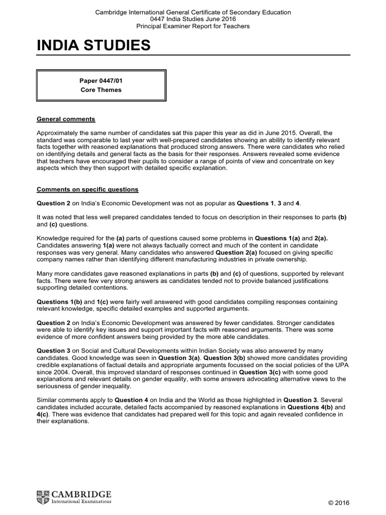 India Studies | PDF | Knowledge | Argument