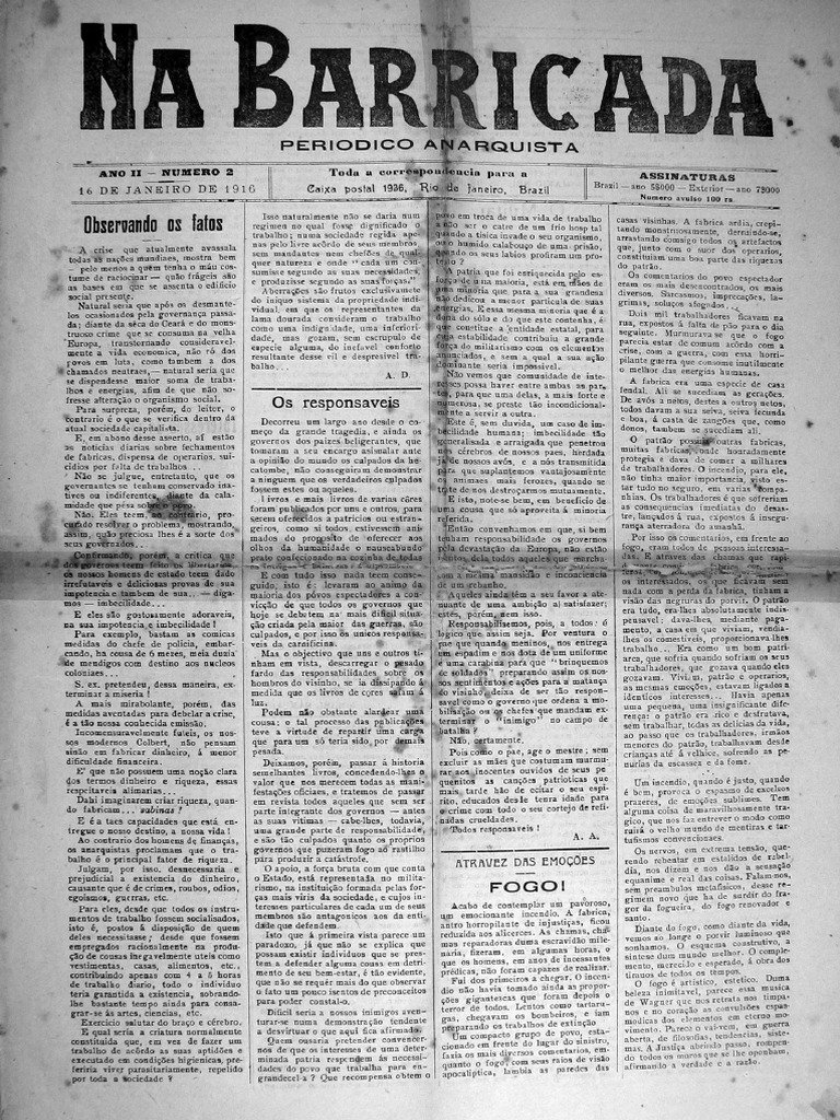 Barricada ano II | PDF