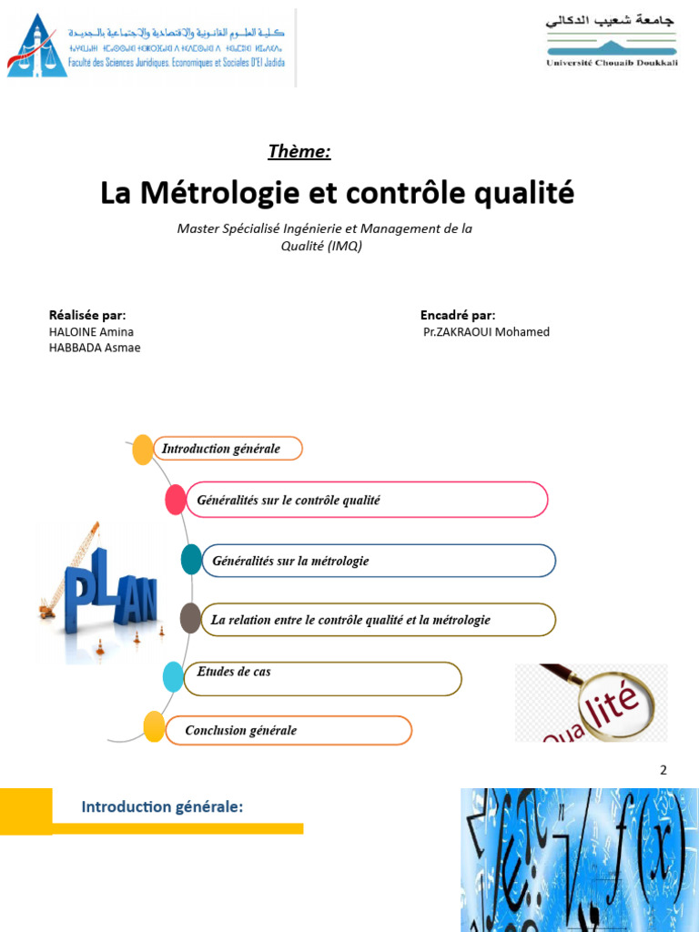 La Métrologie Et Controle de Qualité | PDF | Métrologie | Calibrage