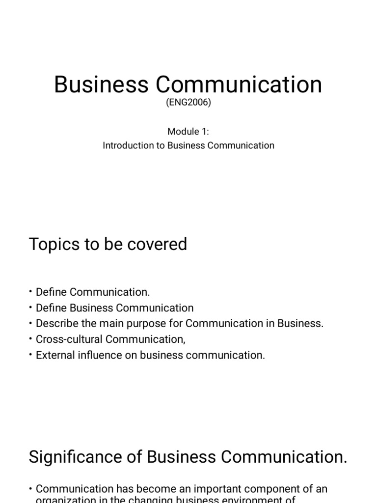 Business Communication 1 | PDF | Defamation | Communication