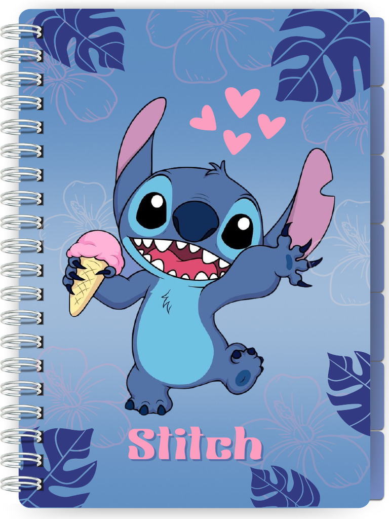 Caderno Digital Universitário Stitch | PDF