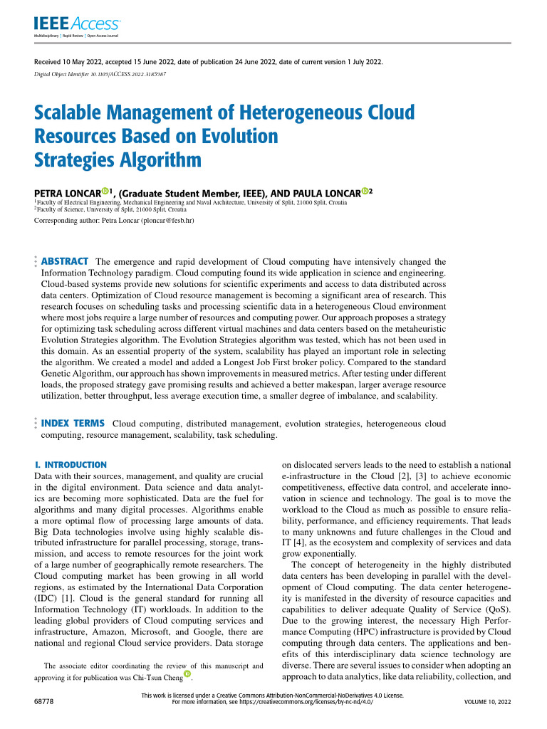Scalable Management of Heterogeneous Cloud Resourc | PDF | Cloud Computing | Scalability