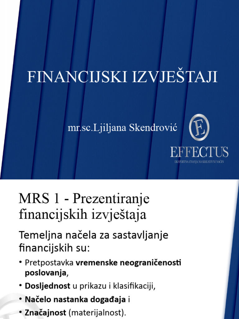 P2 - Financijski Izvje Taji | PDF