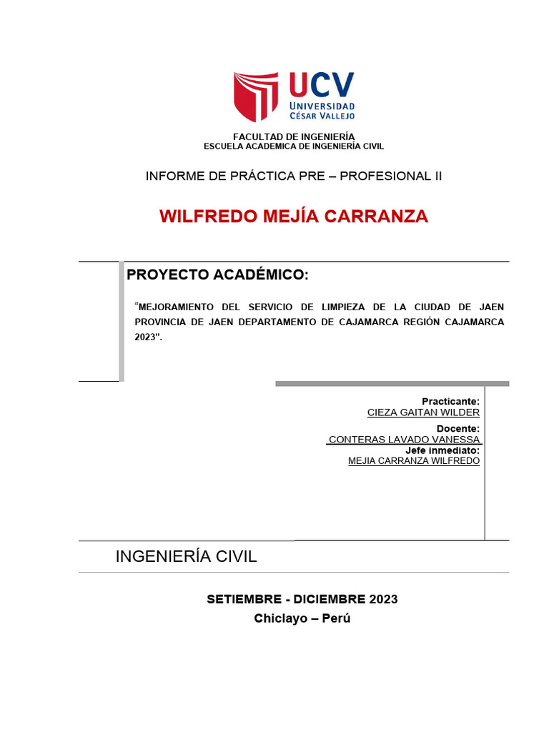 Formato Fp11-Avance Estructura Del Informe Final 2 | PDF | Residuos | Vertedero
