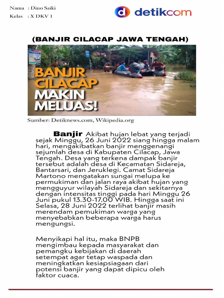 Berita Banjir | PDF