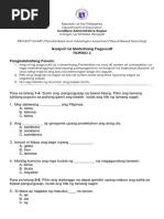 20 Easy-Moderate Logic Questions Tagalog | PDF
