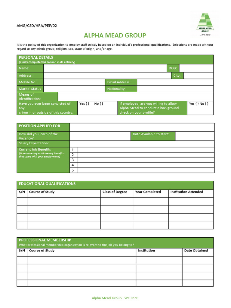 Alpha Mead's Pre-Employment Doc. (New) | PDF | Justice | Crime & Violence