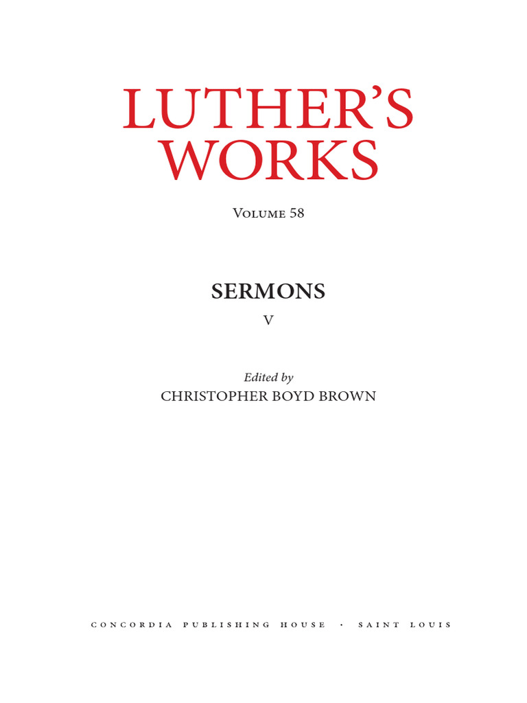 Luther's Works Vol 58 | Download Free PDF | Resurrection Of Jesus ...