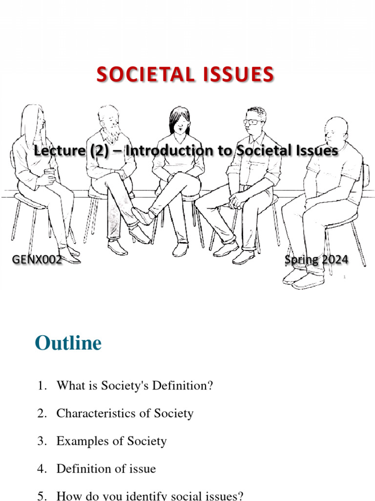 Lecture 2 Introduction To Societal Issues | PDF | Society | Agriculture Lecture 2 Introduction To Societal Issues | PDF | Society | Agriculture