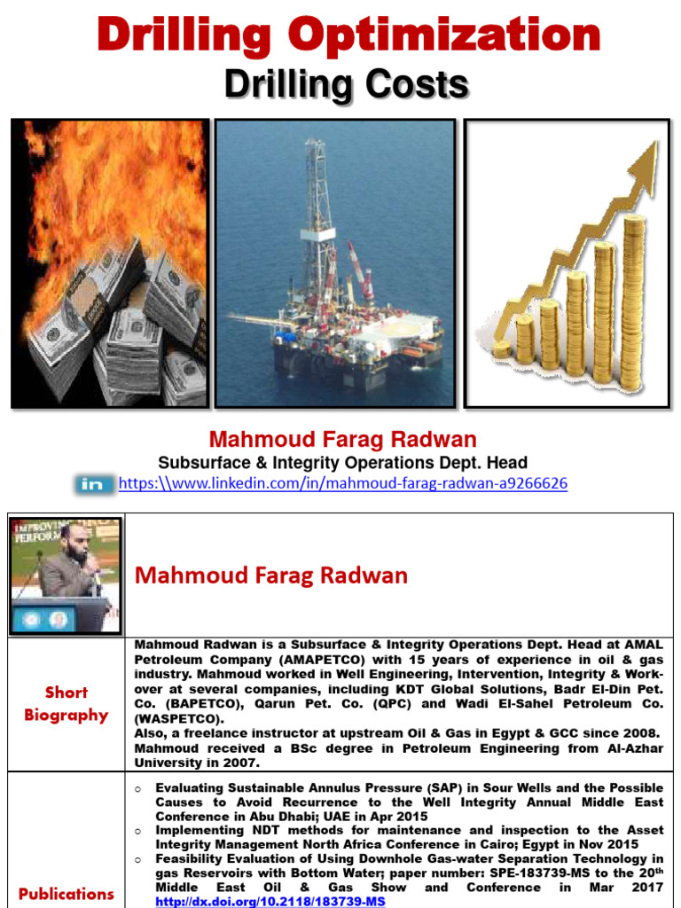 Drilling Optimization Drilling Costs 1676224686 | PDF | Casing (Borehole) | Oil Well