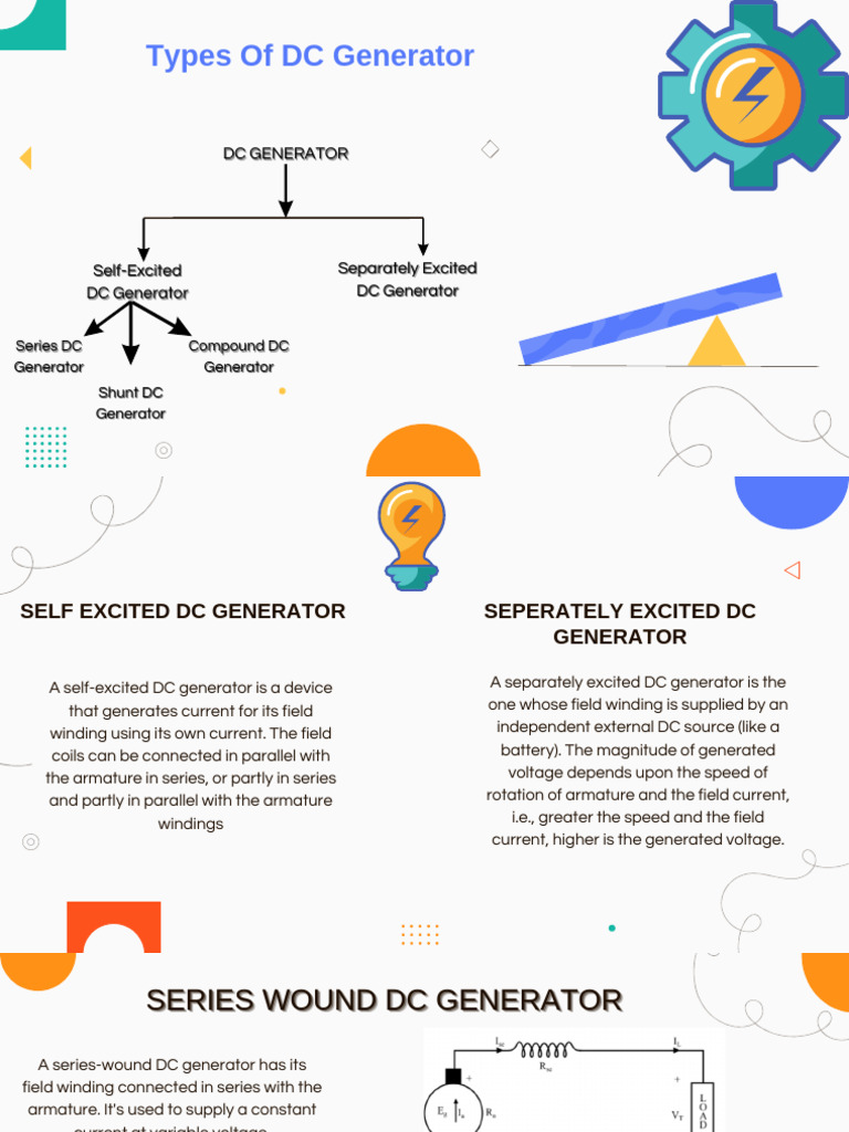 Types and Characteristics of DC Generators | PDF | Electric Generator | Planets