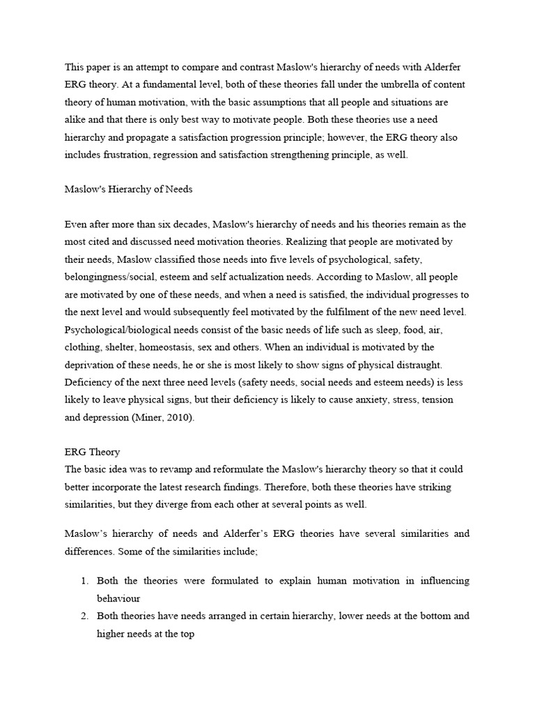 MASLOWS | PDF | Psychology | Behavioural Sciences