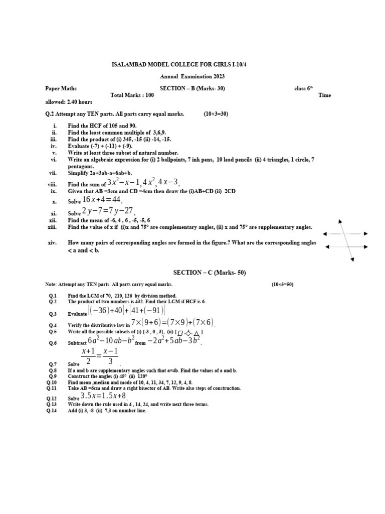 Summer Vacation Task | PDF | Set (Mathematics) | Circle