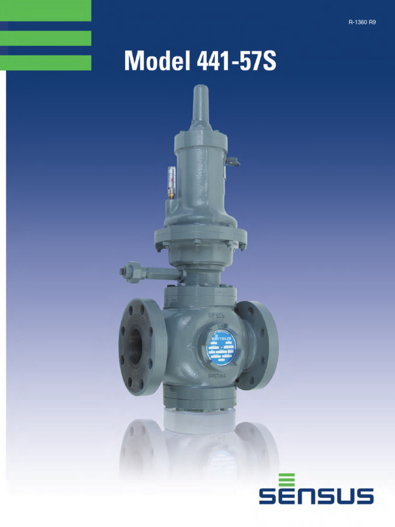 Sensus-441-57S-Regulator-Manual | PDF | Valve | Chemical Engineering