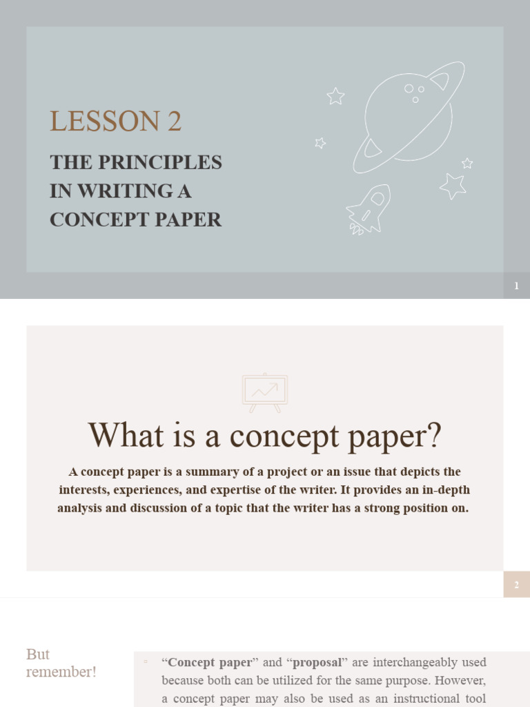 Writing a Concept Paper | PDF | Concept | Idea