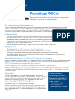 Poweredge r660 Spec Sheet | PDF | Solid State Drive | Computing
