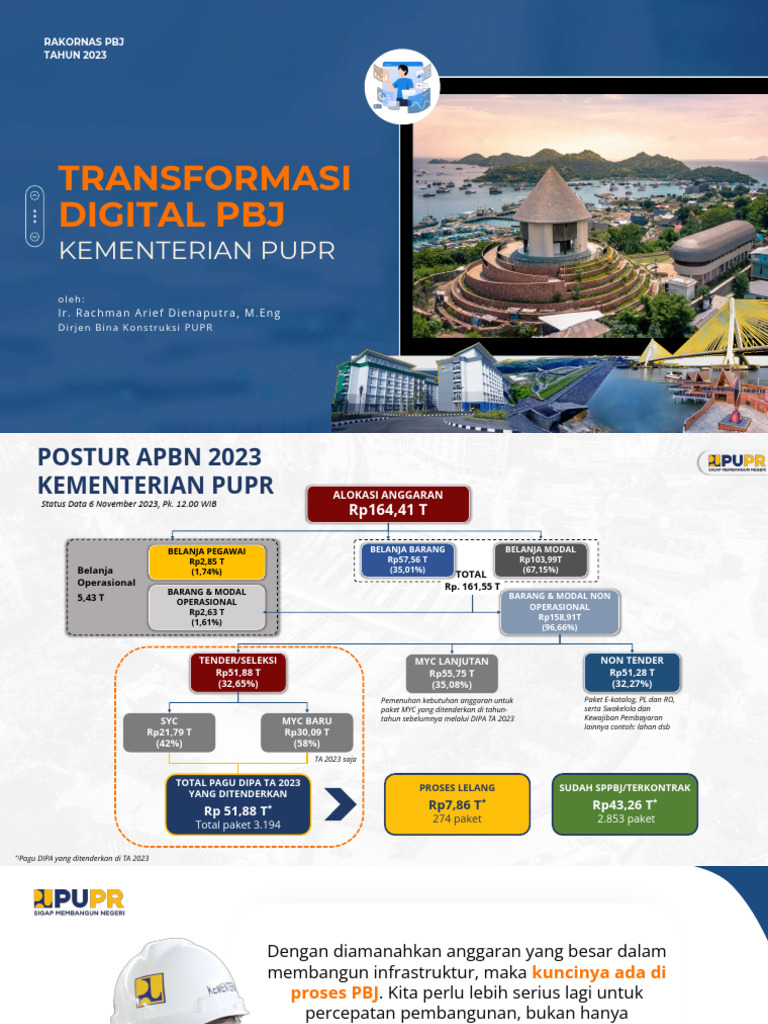 Talk Show - Transformasi Pengadaan - PUPR | PDF